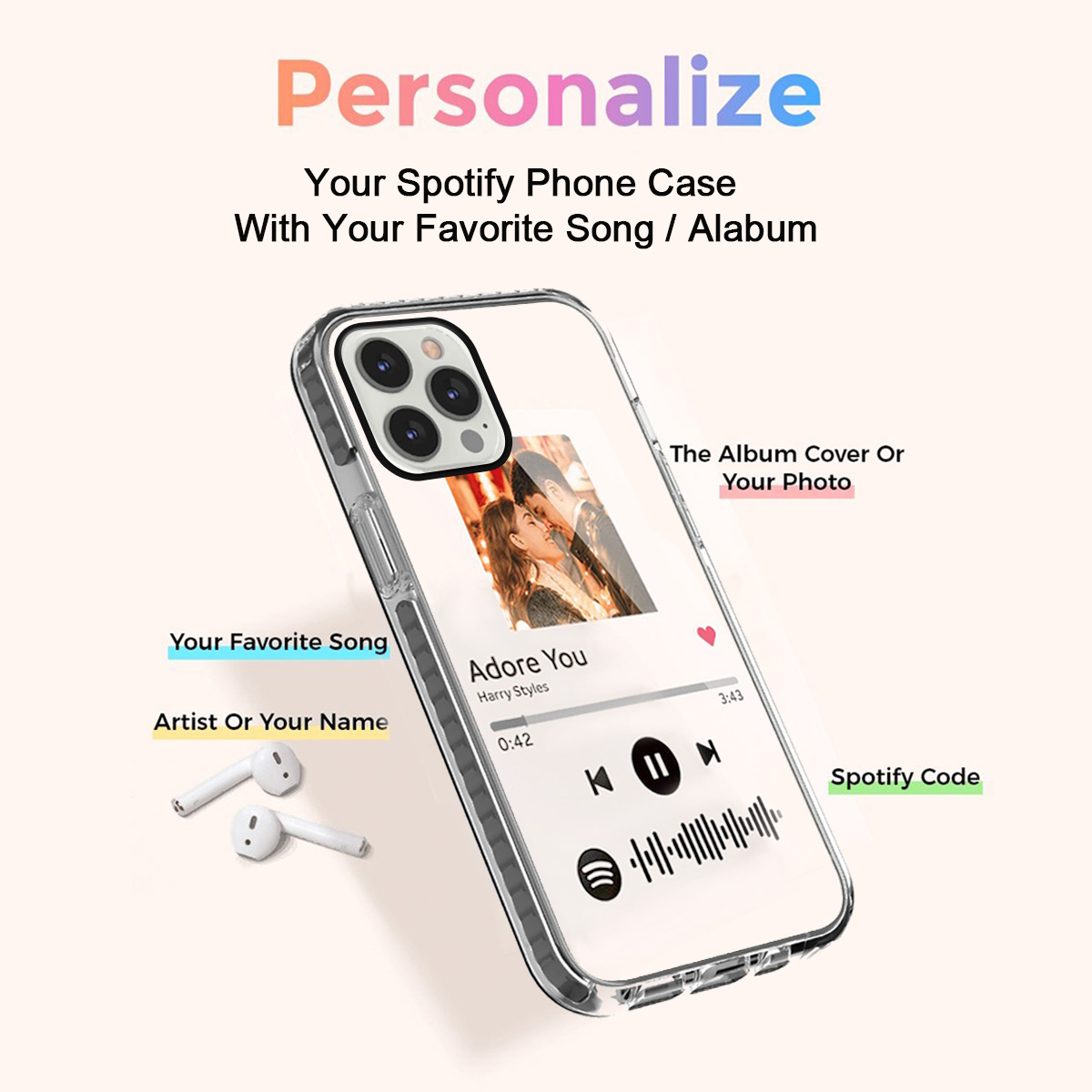 Custom Spotify Code Phone Case